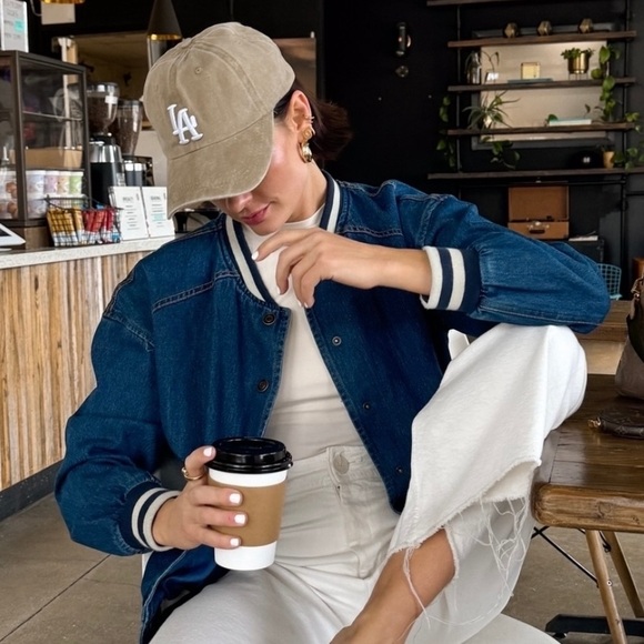 Stitch And Feather | Jackets & Coats | Stitch And Feather Baseball ...